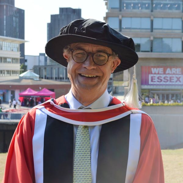 Charles Clover receives honorary degree at Essex | University of Essex
