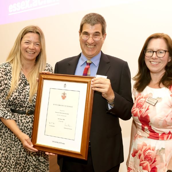 Firstsite Director awarded Honorary Fellowship | University of Essex