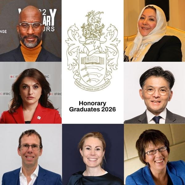 Outstanding figures being recognised at Graduation 2026 | University of ...